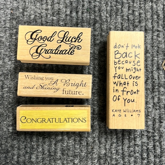 Office | Congratulations Graduate Stamp Set 377 | Poshmark